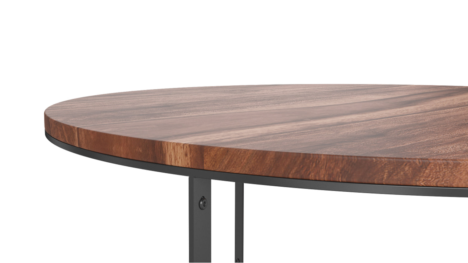 Ava round coffee table made from Acacia wood - Holy Funk