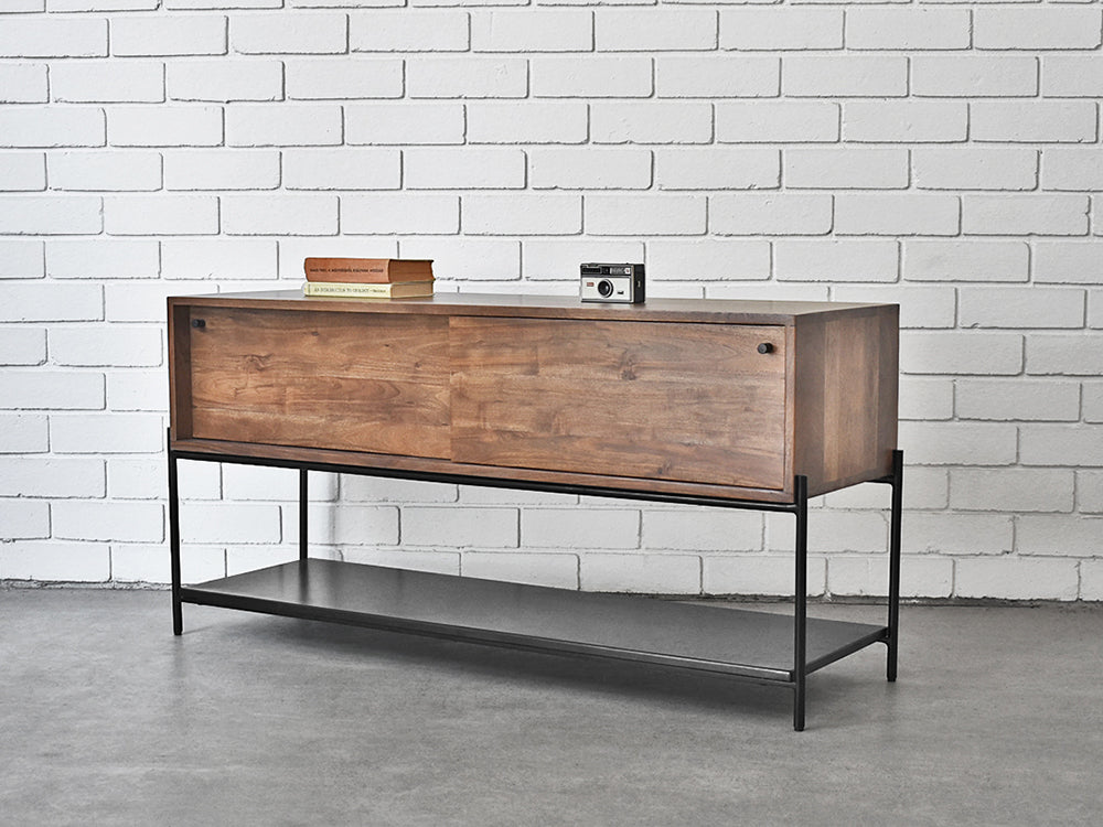 Jenson Media Console Acacia Wood – Holy Funk