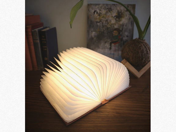 Vintage Folding Book Light - Rechargeable Lamp - Holy Funk